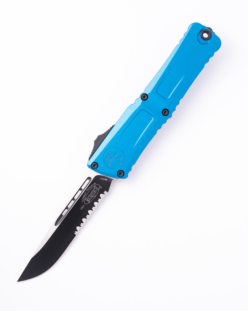 Combat Troodon® S/E Gen III Black Part Serrate Blue (1143-2BL) – MTK Inc.