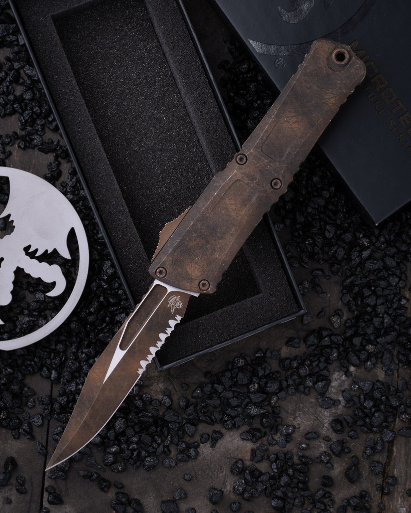 COMBAT TROODON GEN III BOWIE PARTIAL SERRATE PLAUGE OUTBREAK SIGNATURE ...